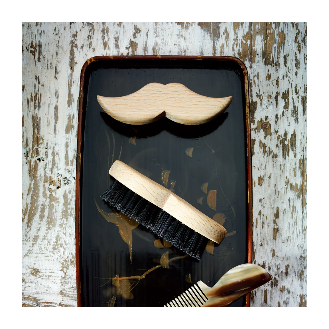 Beard Brush (Moustache Shape) – Accoutrement