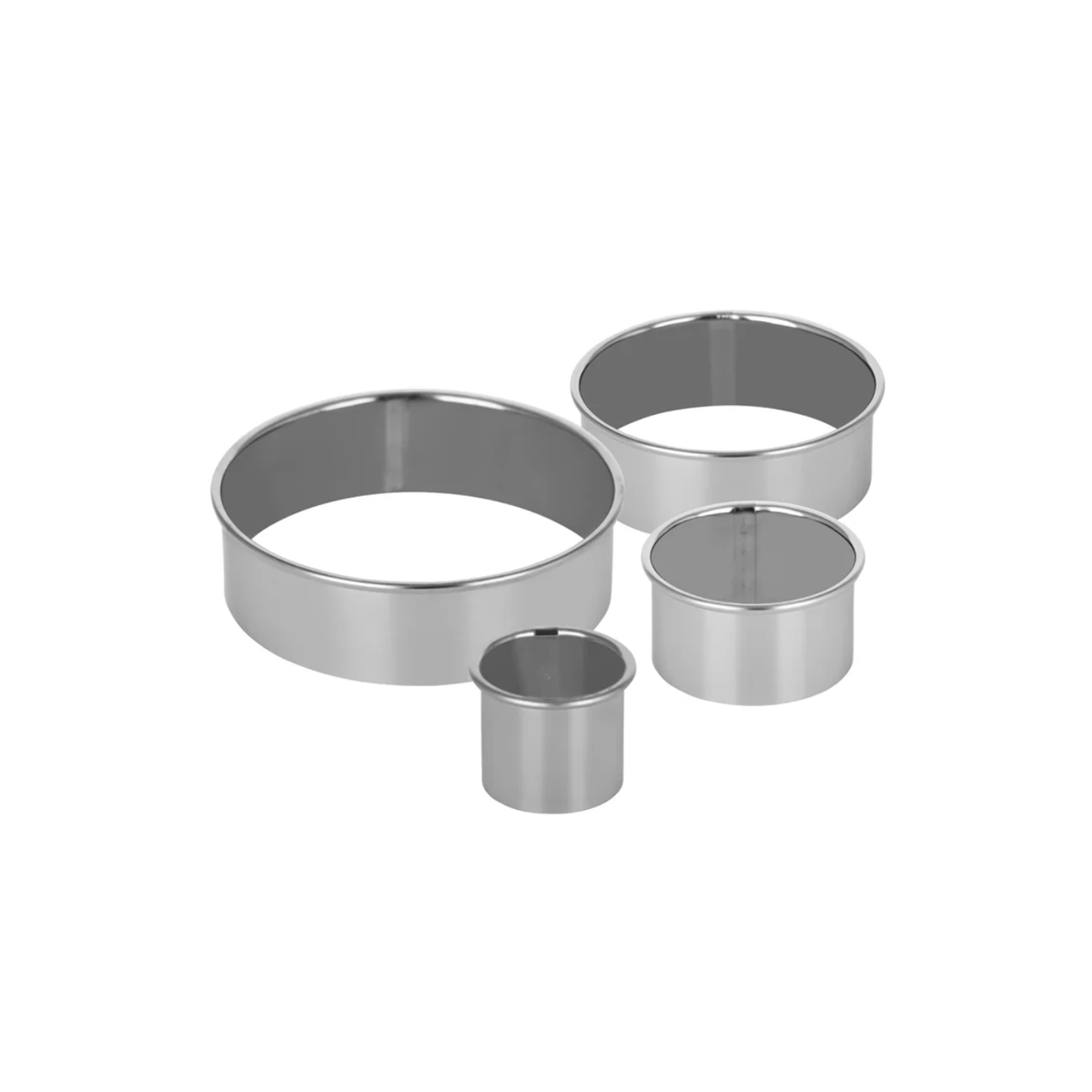 Chef Inox Set 4 s/s Round Cutters – Accoutrement
